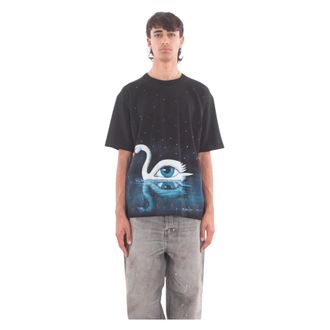 Misbhv Misbhv, Homme, Tops, Noir, Taille: M Olbinski Crystal Swan Tee
