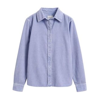 GANT Reg Cordroy Shirt - Femme - Blouses et Chemises - Violet - Taille: 40 FR