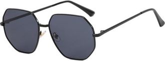 Generic Lunettes De Soleil Conduite En M&eacute;tal For Hommes Et Femmes, Sport Vacances Plein Air(Black)