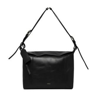 Furla Femme, Sacs, Noir, Taille: ONE Size Ginevra L Sac Bandouli&egrave;re