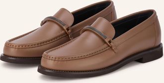 Brunello Cucinelli Brunello Cucinelli Loafer Mit Schmuckperlen braun