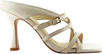 Elvio Zanon Femme, Chaussures, Beige, Taille: 40 EU Sandali Mules