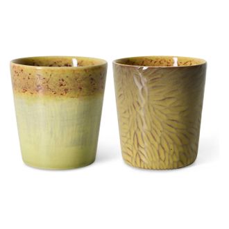 HKliving Tasses &agrave; caf&eacute; en c&eacute;ramique Van Gogh Sunflowers HKliving