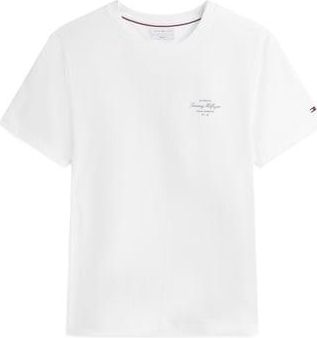 Tommy Hilfiger T-shirt droit imprim&eacute; en coton