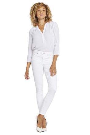 NYDJ Damen Ami Skinny Legging Denim Jeans, Optic White, 28
