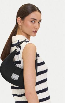 Tommy Jeans Handtasche Tjw Crush Shoulder Bag AW0AW17539 Schwarz