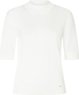 More & More Rundhalspullover zeitloser, femininer Halbarmpullover