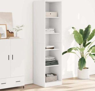 vidaXL Vidaxl - Garde-robe Blanc 50x50x200 cm Bois ding&eacute;nierie