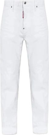 Dsquared2 Homme, Jeans, Blanc, Taille: XL Jeans droits