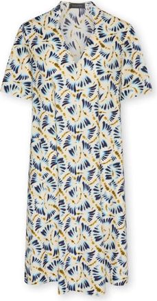 Elena Miro Femme, Robes, Multicolore, Taille: 42 FR Printed Poplin Dress