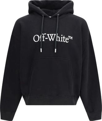 Off-white Homme, Sweatshirts et sweats &agrave; capuche, Noir, Taille: XL Big Bookish Skate Hooded SweaT-shirt