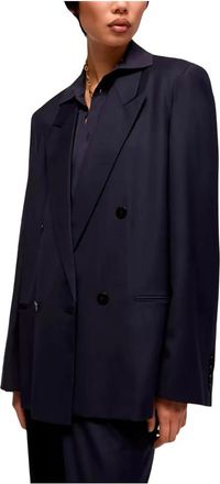 Gucci Leichte Woll-Blazerjacke - - Jackets - Damen - Blau - M