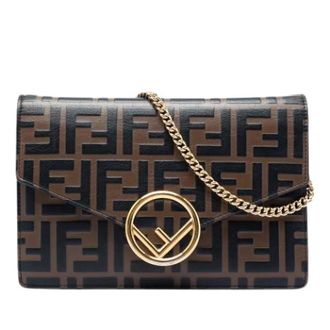Fendi Pre-owned Leder Portemonnaies - - Pre-owned - Damen - Braun - ONE SIZE