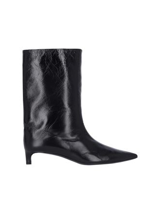 Jil Sander Leather Ankle Boots