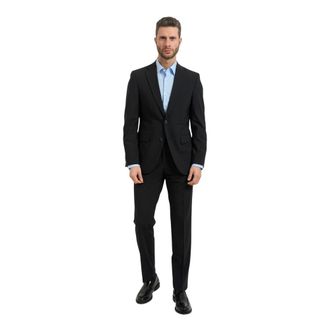 HUGO BOSS Homme, Costumes, Noir, Taille: L Costume slim en m&eacute;lange de laine