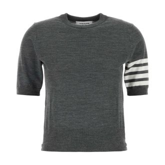 Thom Browne Damen, Strickwaren, Grau, XSGr&ouml;&szlig;e