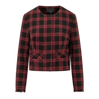 Pinko Pinko, Femme, Vestes, Multicolore, Taille: 38 FR Tweed Vestes
