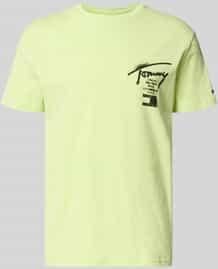 Tommy Jeans Regular Fit T-Shirt aus reiner Baumwolle