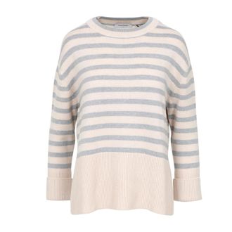 Gran Sasso Rosa Grau Wolle Kaschmir Pullover - - Knitwear - Damen - Rosa - XS