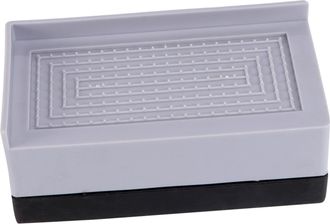 PartyKindom Fuß Pad Aus Kunststoff Polsterblöcke Für Möbel Bettfüße Kühlschrankfüße Waschmaschinenfüße Möbelzubehör Stoßdämpfendem Verhindert Verrutschen Abflussl