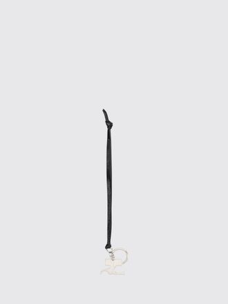 Courr&egrave;ges Porte-cl&eacute;s en cuir et laiton avec charm Monogramme