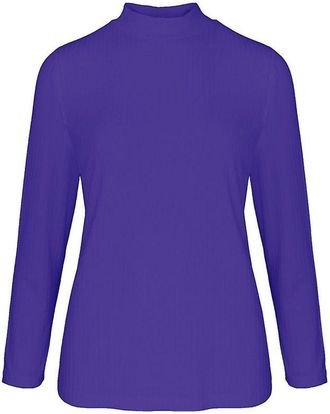 bianca Langarmshirt GRETA mit modernem Turtle-Neck in coolen Trendfarben