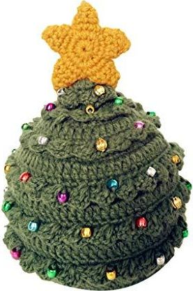 Generic Bonnet de Noël en crochet pour femme - Pour entraînement par temps froid - Vie quotidienne, vert militaire, L