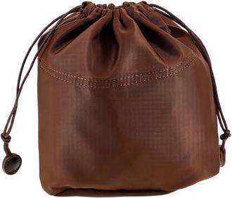 Yarnow Organiseur Int&eacute;rieur pour Sac Seau Mini Insert avec Cordon pour Petit Sac Int&eacute;rieur Organiseur Suspendu Insert Marron et &Eacute;l&eacute;gant