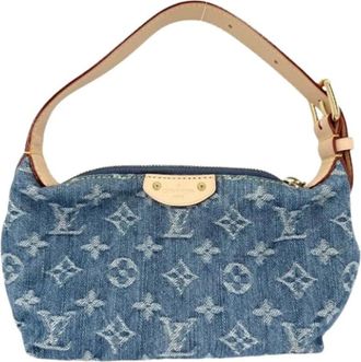 Louis Vuitton Pre-owned Monogram Denim Pochette - Femme - Pre-owned - Bleu - Taille: ONE Size