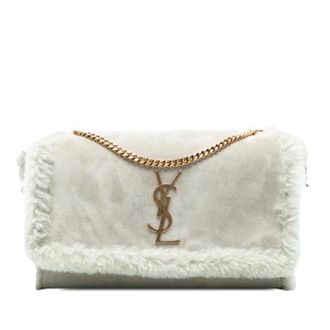 Saint Laurent Pre-owned Schultertasche aus Wildleder - - Pre-owned - Damen - Grau - ONE SIZE