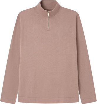 Springfield Herren Gg12 Half Zipper Mock 100% Bci Cotton Pullover mit Rei&szlig;verschluss, Fuchsia, X-Large