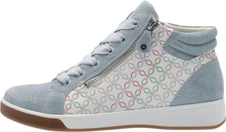 Ara Damen ROM Mid-cut Sneaker, AQUA,PASTELL-MULTI, 41