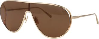 Ferragamo SF323S Sunglasses - Gold
