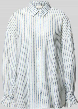 American Vintage Relaxed Fit Hemdbluse aus Lyocell-Mix Modell ZIVOW