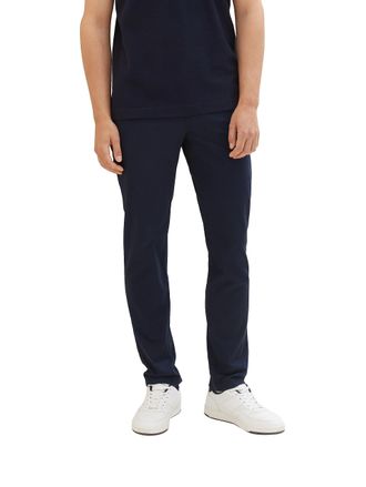 Tom Tailor Herren 1039802 Slim Fit Chino Hose aus Baumwolle, 10668-sky Captain Blue, 33/32