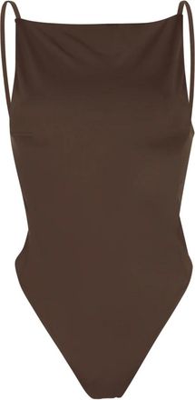 Jacquemus Femme, Maillots de bain, Brun, Taille: 42 FR Le Maillot Sole One-piece