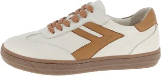 Andrea Conti Damen Low Top Freya Sneaker, cremeweiß/Brandy, 41 EU