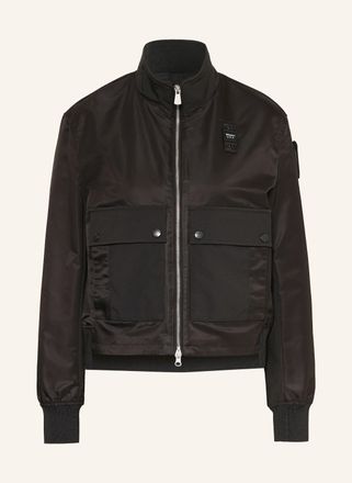 Blauer Blouson Carney schwarz