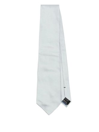 Tom Ford cravate à design tissé - Bleu