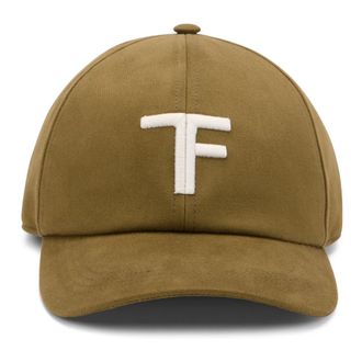 Tom Ford Homme, Accessoires, Vert, Taille: M Canvas Cap