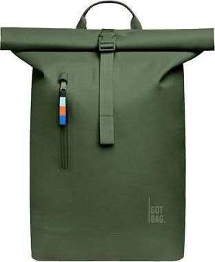 Got Bag Sac &agrave; Dos Rolltop Lite 2.0 en Ocean Impact Plastic | Sac &agrave; dos imperm&eacute;able avec compartiment pour ordinateur 15 pouces amovible | Roll top avec capaci