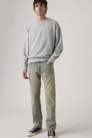 Levi's Jean 501 Original - Homme - D&eacute;lavage Moyen / Along The Coast - 34X32