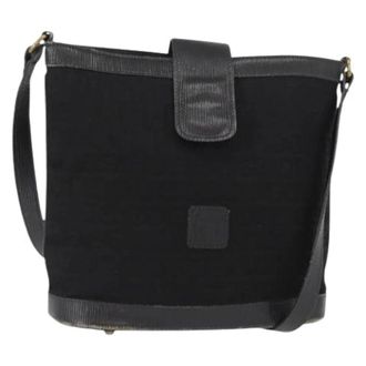 Fendi Pre-owned Canvas Bucket Bag - - Pre-owned - Damen - Schwarzk - ONE SIZE