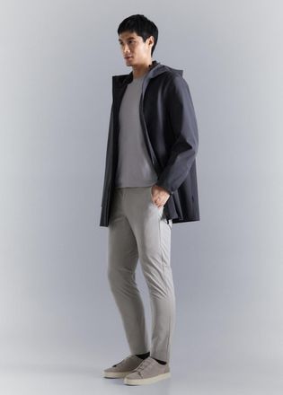 Mango Slim-Fit-Hose, wasserabweisend eisgrau - Herren - 38 - MANGO MAN