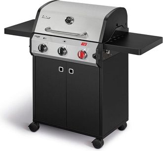 Enders Barbecue gaz Chicago Next 3 R Turbo - 3 br&ucirc;leurs dont 1 Turbo Zone - Surface de cuisson Switch Grid, 60 x 42 cm - Tablettes rabattables