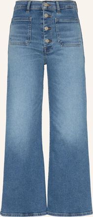 7 For All Mankind Jeans Ultra High Rise Cropped Jo Wide Leg Fit blau