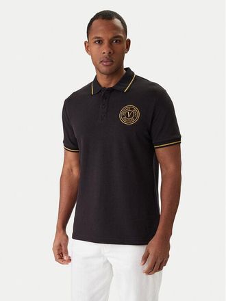 Versace Jeans Couture Poloshirt 80GAGT03 CJ01T Schwarz Regular Fit