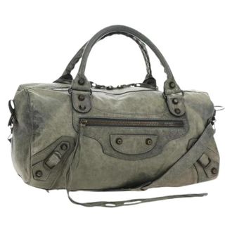 Balenciaga Sac &agrave; main Pre-owned - Femme - Pre-owned - Vert - Taille: ONE Size