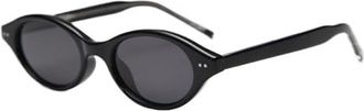 Generic Lunettes De Soleil Sport Et Vacances For Hommes Femmes, Monture Fine, Style Fantaisie(Black)