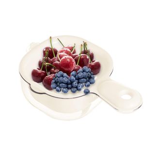 Generic Doppelschichtiger Abflusskorb - Kompakte Küchenschüssel, zweilagiges Sieb | Kleiner Griff Korb zum Waschen von Tomaten, Salat, Obst und Kräutern, Spül